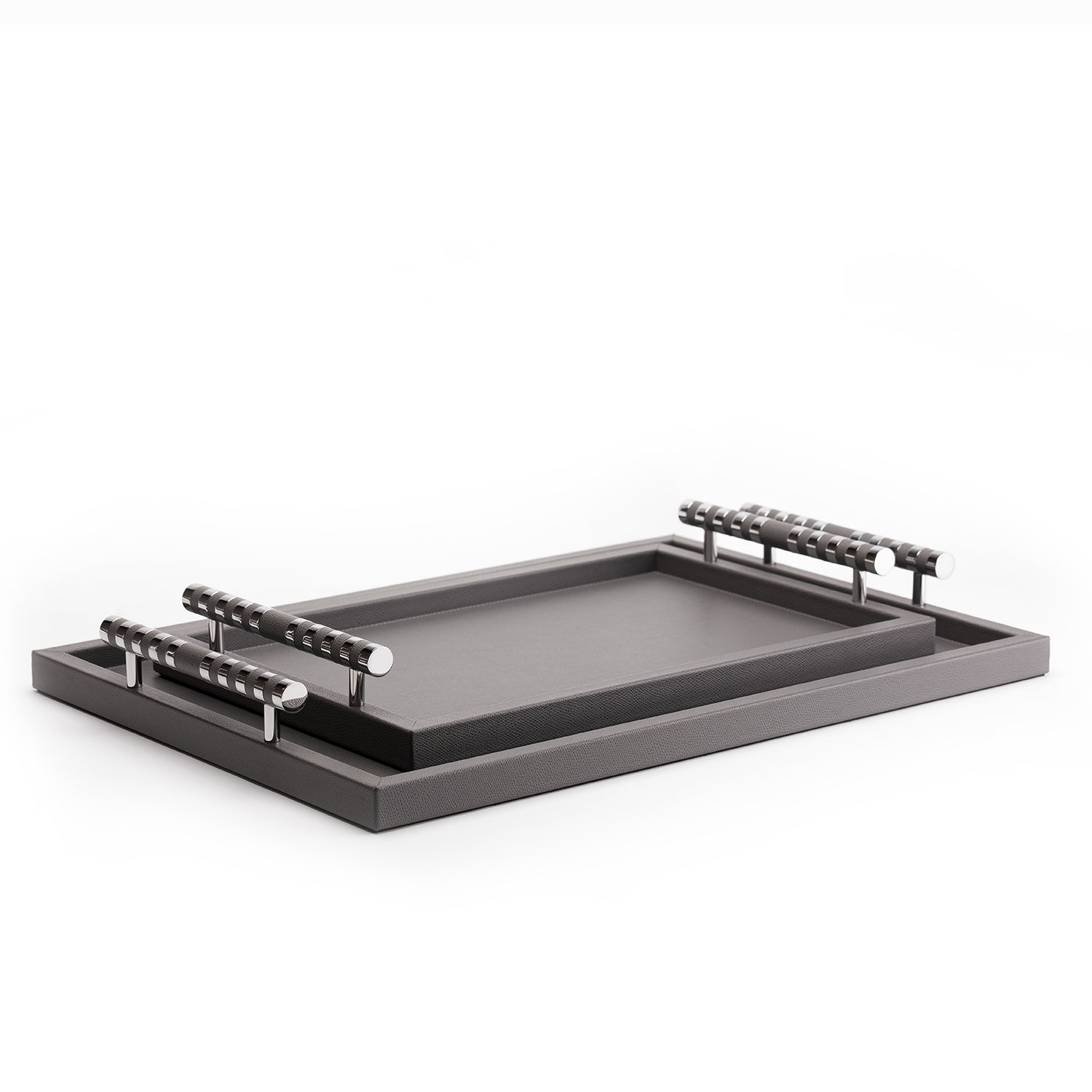 Hampton Grey Leather Tray – Katharine Pooley Shop