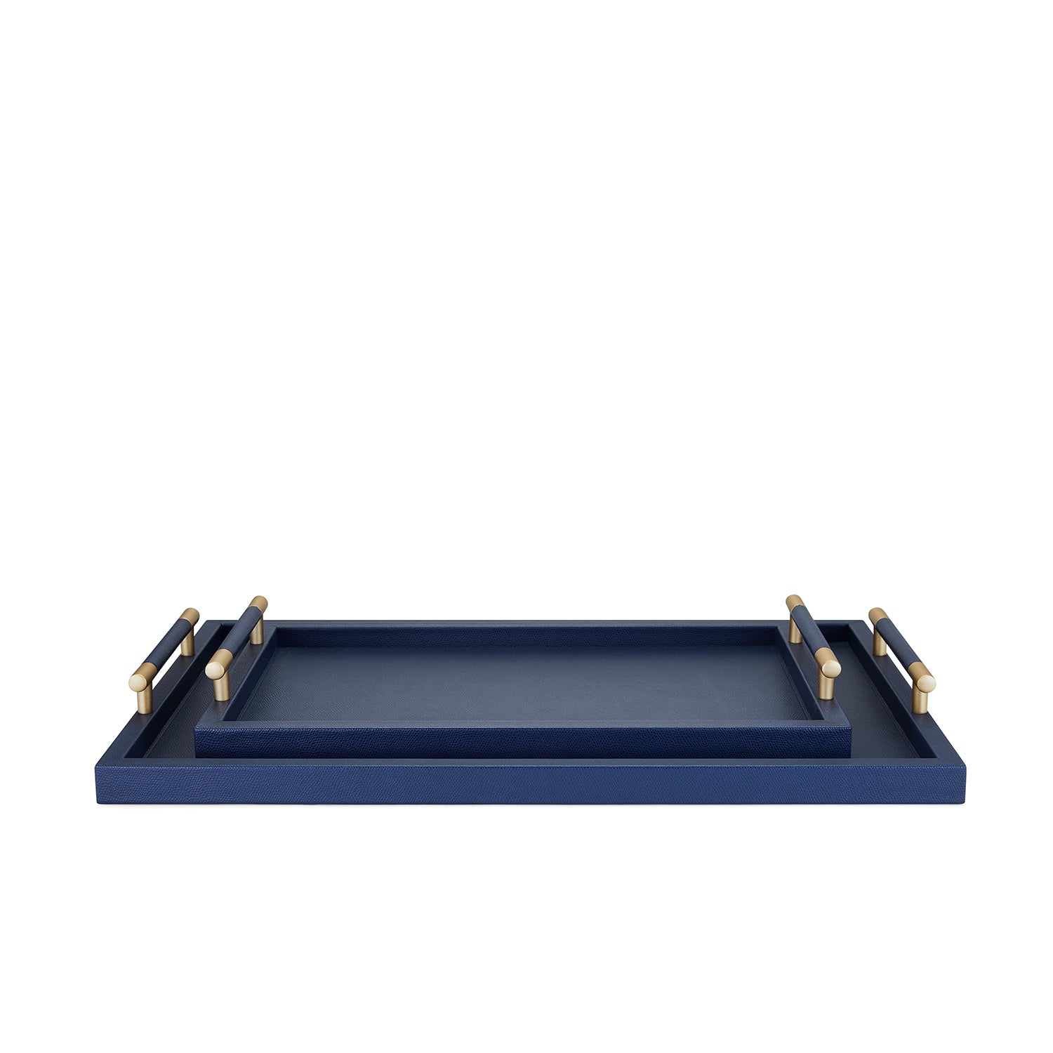 Hugo Navy Leather Tray – Katharine Pooley Shop